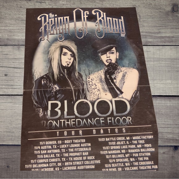 Hot Topic | Art | Botdf Blood On The Dance Floor Reign Of Blood Tour ...